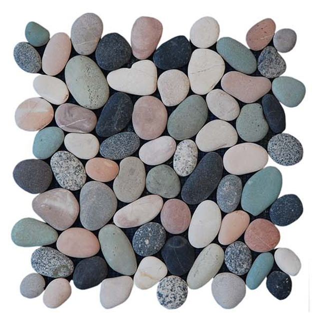 Mosaic Pebbles Borders and Tiles | Natural Stones by DeeLiving